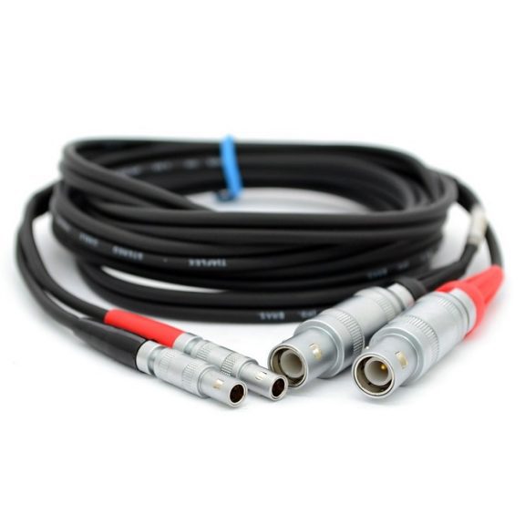 Cabo Coaxial Duplo Lemo 00/Lemo 01 Original